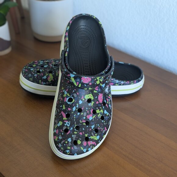 CROCS | Shoes | Crocs Crocband Terrazzo Paint Splatter | Poshmark
